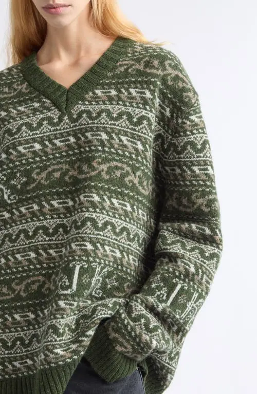 JULIE KEGELS Kair Fair Isle Wool Sweater
