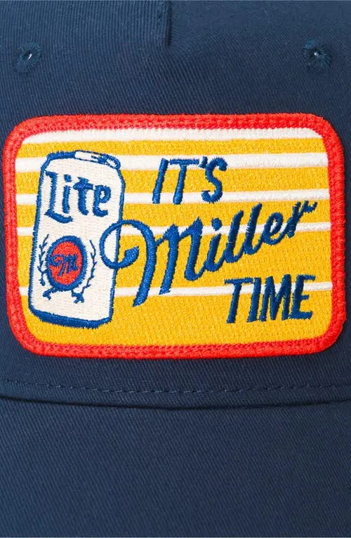 Junk Food It's Miller Time Trucker Cap