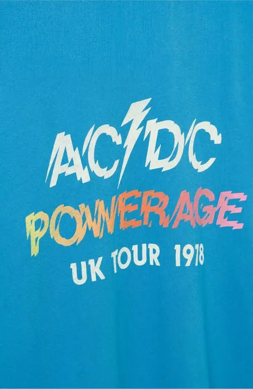 Junk Food Ac/dc Powerage Cotton Graphic T-shirt