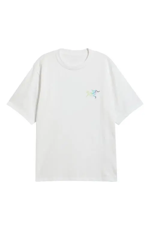 Arc'teryx Kragg Cotton Logo Graphic T-shirt - White Light