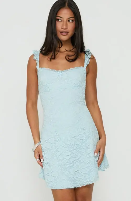 Princess Polly Beacall Lace Overlay Minidress