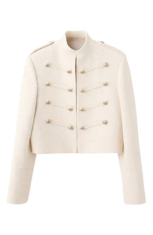 Mango Charlie Frogging Tweed Jacket