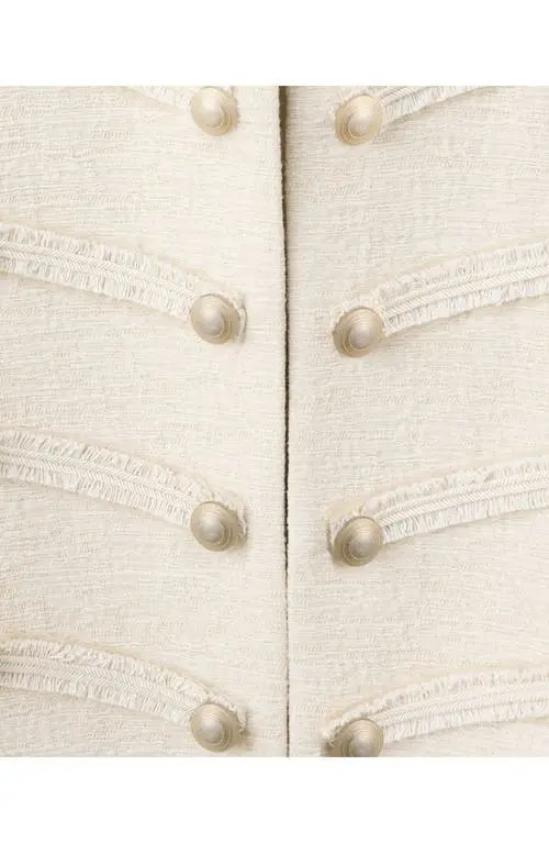 Mango Charlie Frogging Tweed Jacket