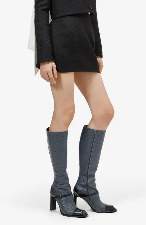 Alexander McQueen Wool & Mohair Miniskirt