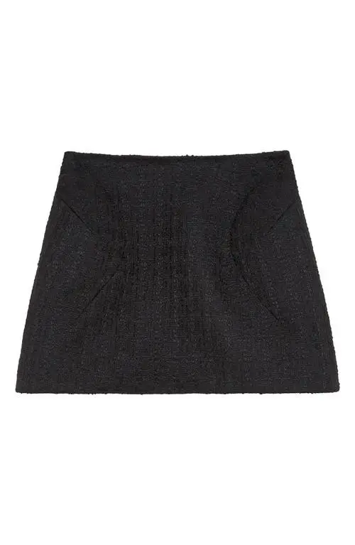 Alexander McQueen Wool & Mohair Miniskirt