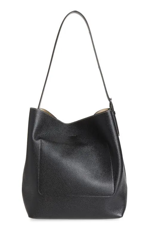 TOTEME Medium Belted Leather Hobo Bag