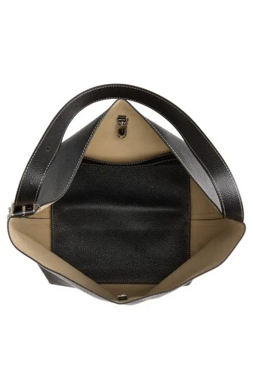 TOTEME Medium Belted Leather Hobo Bag