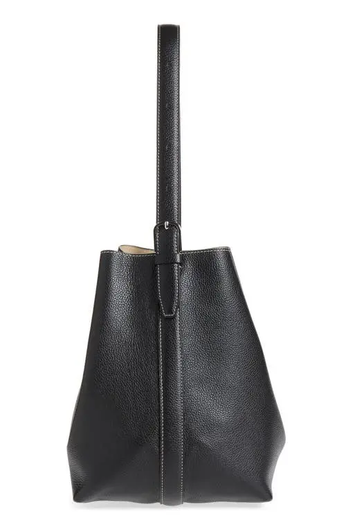 TOTEME Medium Belted Leather Hobo Bag