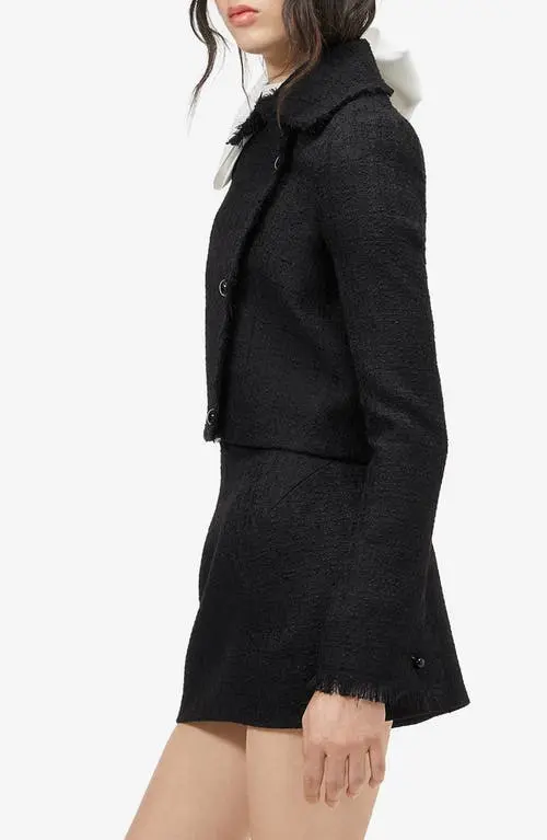 Alexander McQueen Wool Blend Cropped Jacket