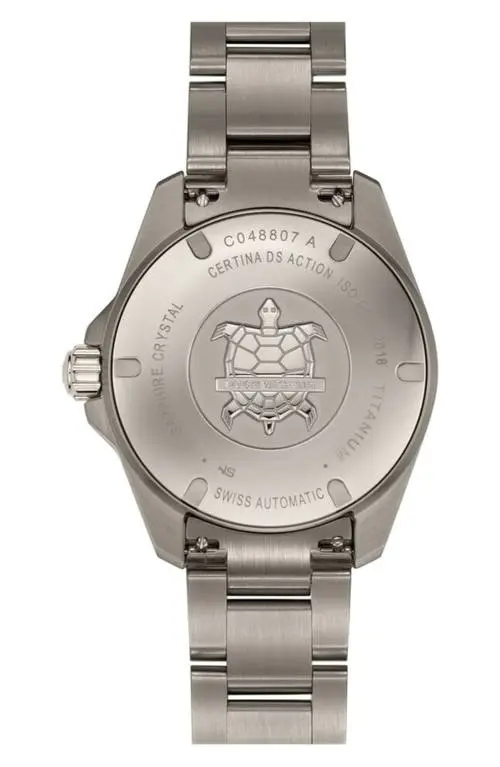 CERTINA Ds Action Automatic Bracelet Watch - Titanium/grey