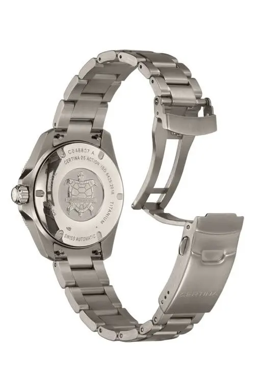 CERTINA Ds Action Automatic Bracelet Watch - Titanium/grey