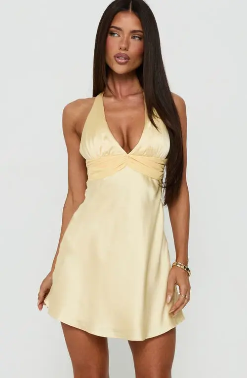Princess Polly Odyssa Halter Minidress