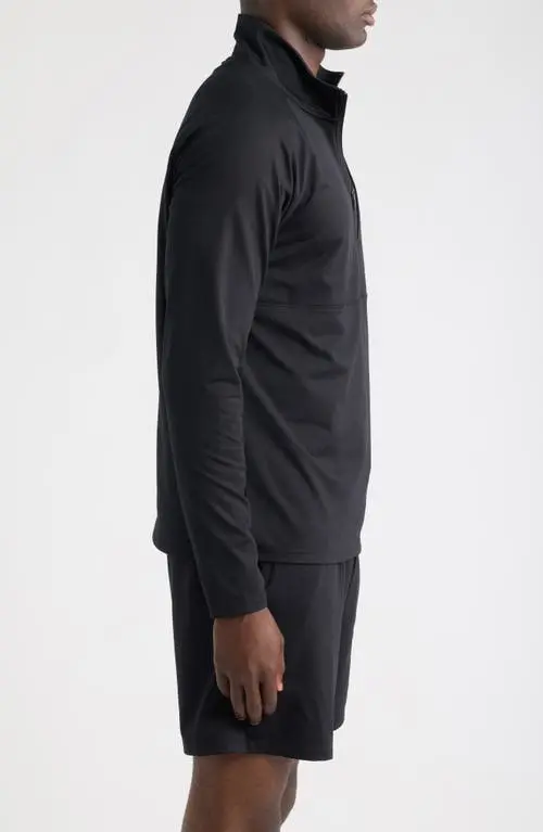 Zella Live-in Half Zip Pullover - Black