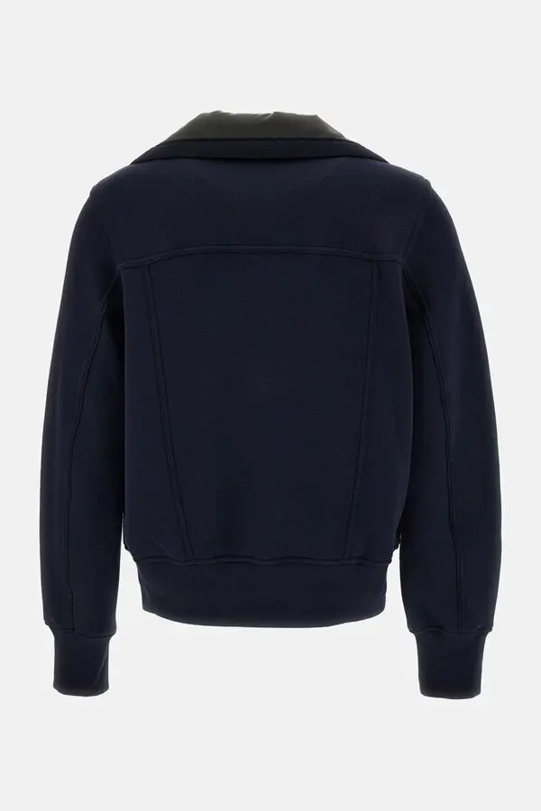 Sacai Giubbotto Ibrido Sponge Sweat Blouson - Blue