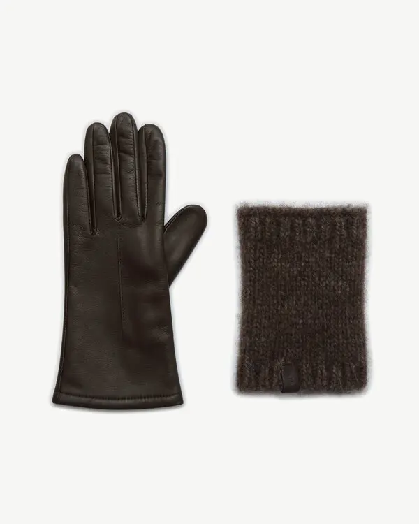 Strathberry Portobello Gloves - Brown
