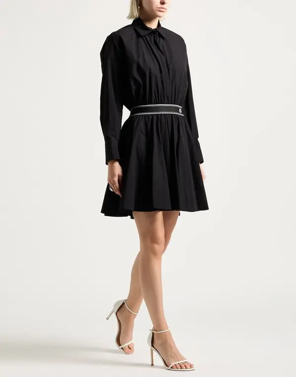Maje Mini Dress Size Cotton, Elastane