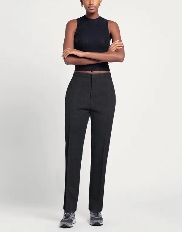 Lacoste Pants Charcoal Size Wool, Polyamide, Polyester, Cotton