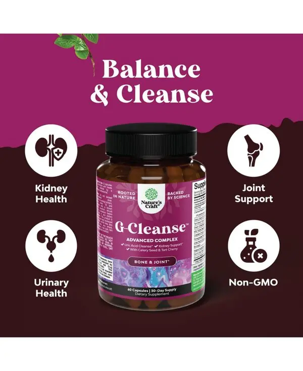 NATURE'S CRAFT G-cleanse Herbal Supplement With Chanca Piedra
