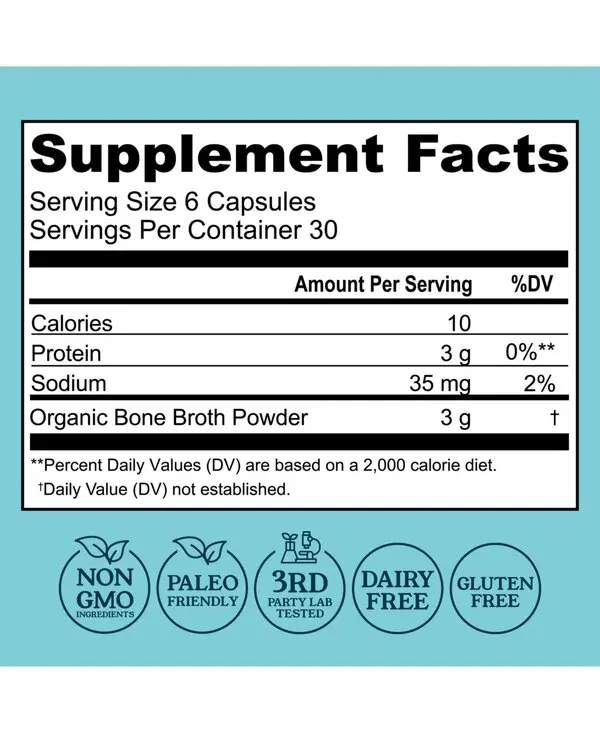 LEFT COAST PERFORMANCE Bone Broth Capsules