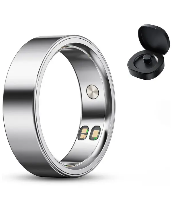 BOYACARE Smart Ring Health Tracker With Sleep Monitor - Silver