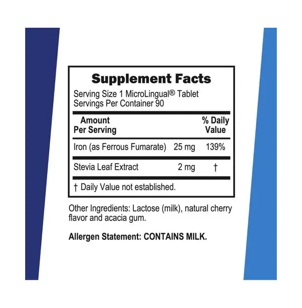 SUPERIOR SOURCE Just Iron 25 Milligram