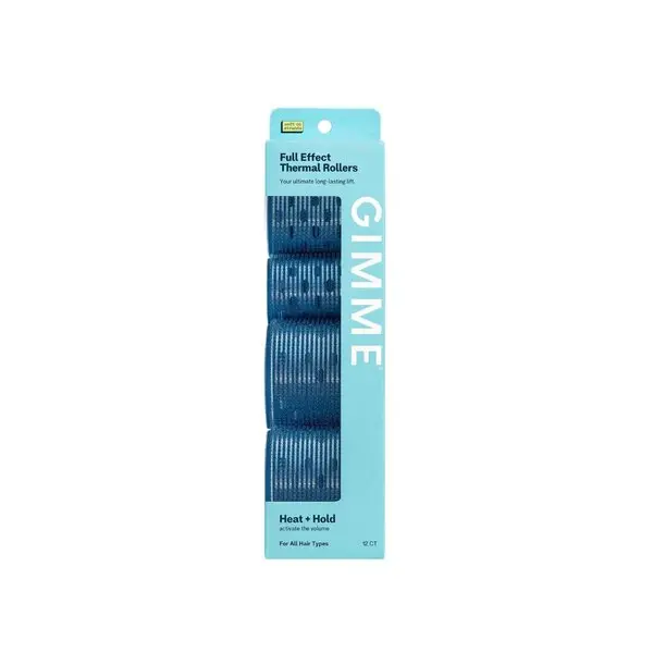 GIMME BEAUTY Full Effect Thermal Rollers Hair Rollers For Salon Style Blow Outs All Hair Types