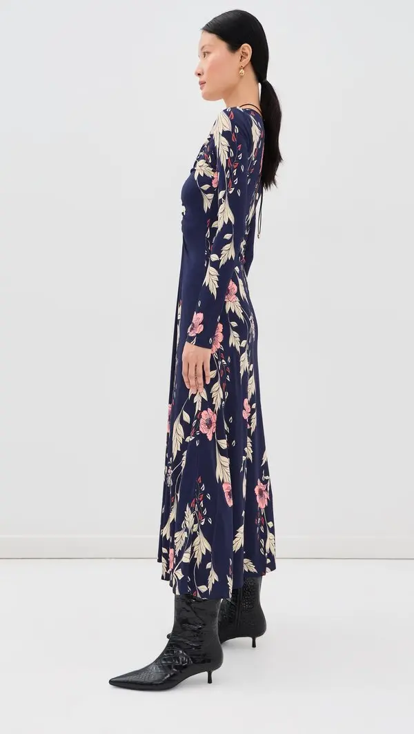Johanna Ortiz Alma Bordada Ankle Dress