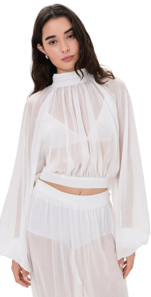 Lioness Suite Escape Blouse - Frost