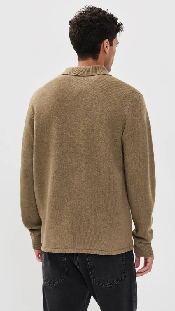 FRAME Boiled Wool Shirt Sweater