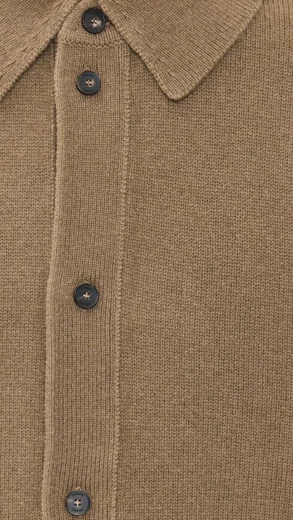FRAME Boiled Wool Shirt Sweater