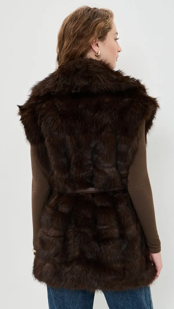 Bardot Brentley Faux Fur Vest
