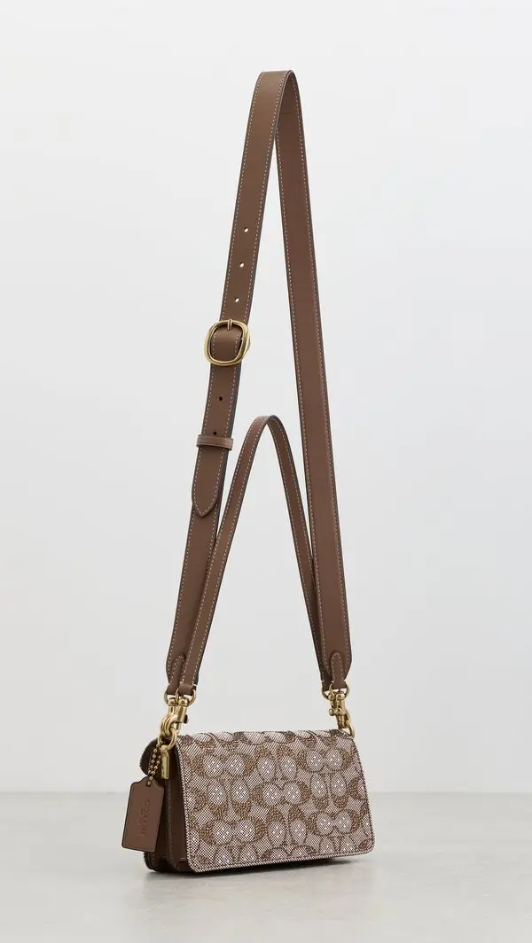 COACH Crystal Signature Soft Tabby Shoulder Bag