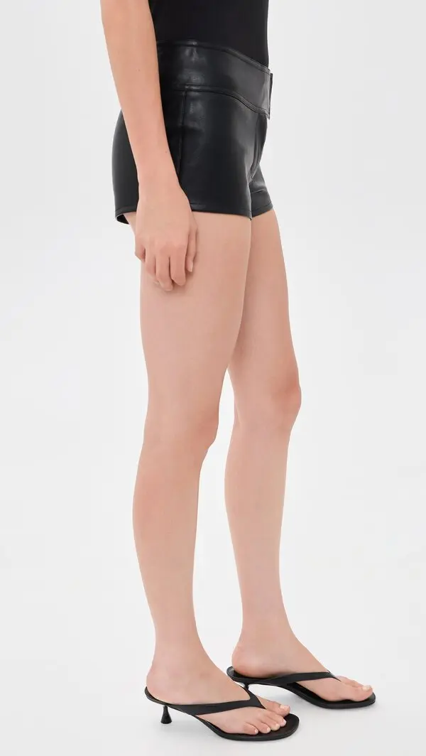 Lioness Merci Faux Leather Shorts