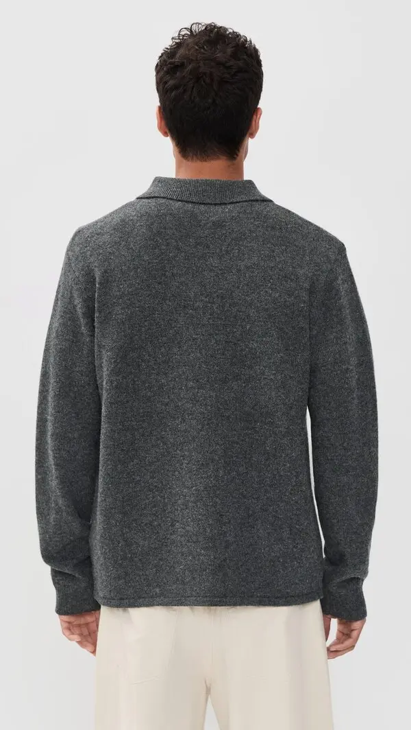 FRAME Boiled Wool Cardigan