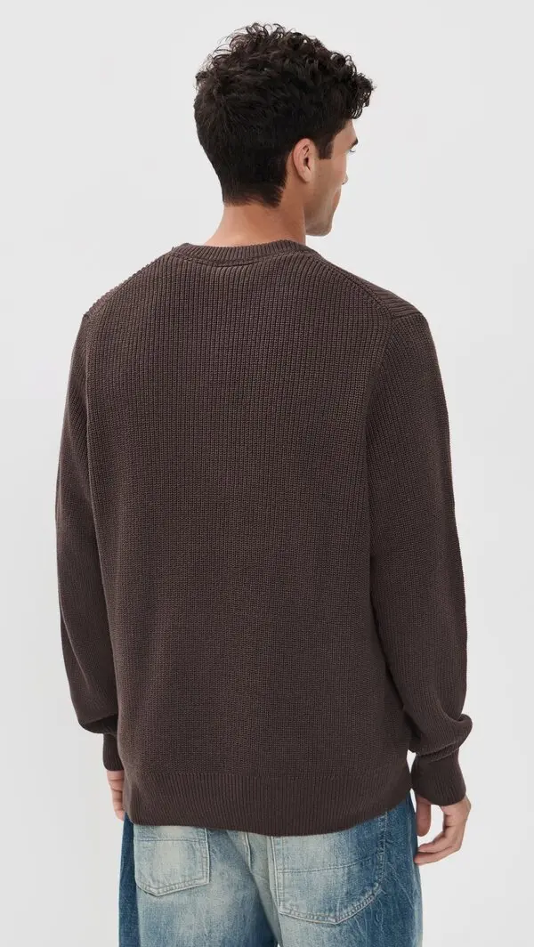 LES DEUX Rib Crew Knit Sweater