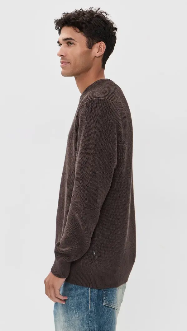 LES DEUX Rib Crew Knit Sweater