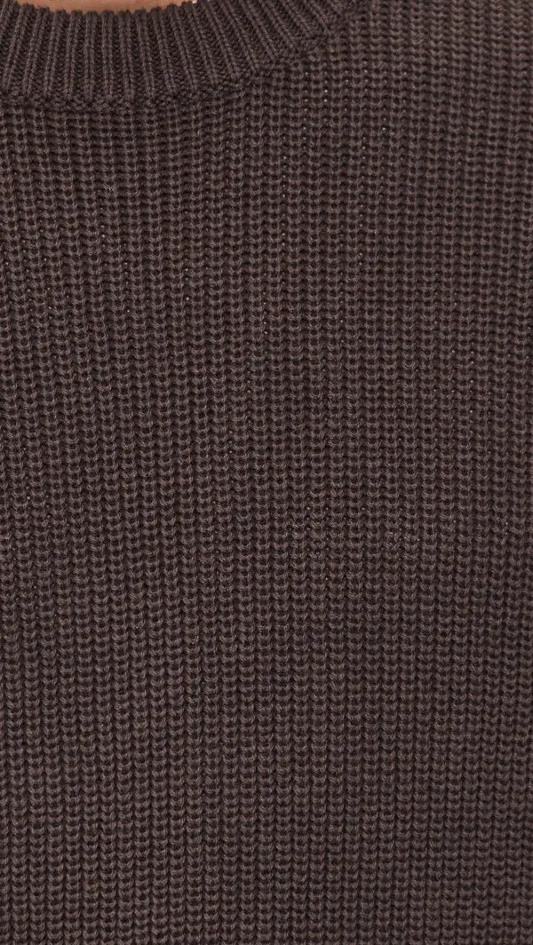 LES DEUX Rib Crew Knit Sweater