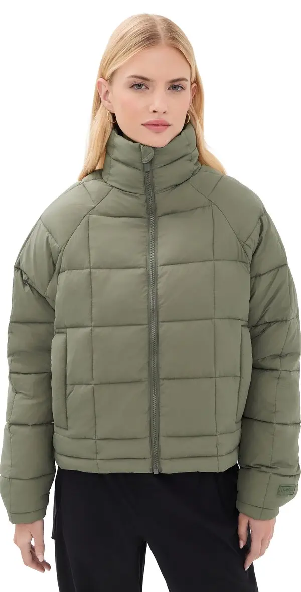 HALFDAYS Nellie Puffer Jacket - Kalamata