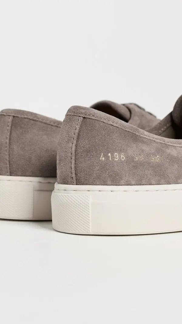 COMMON PROJECTS Four Hole Slip On In Suede