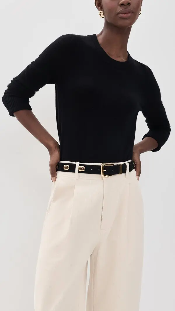 Veronica Beard Stone Embellished Arch Belt