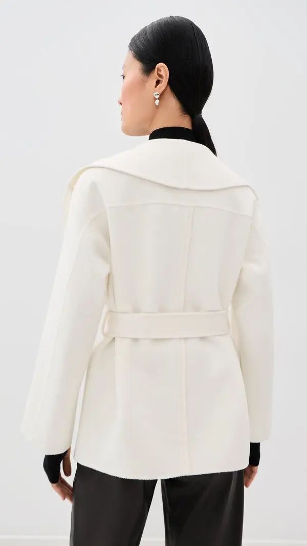 Simkhai Rowen Double-faced Wool Fringe Jacket