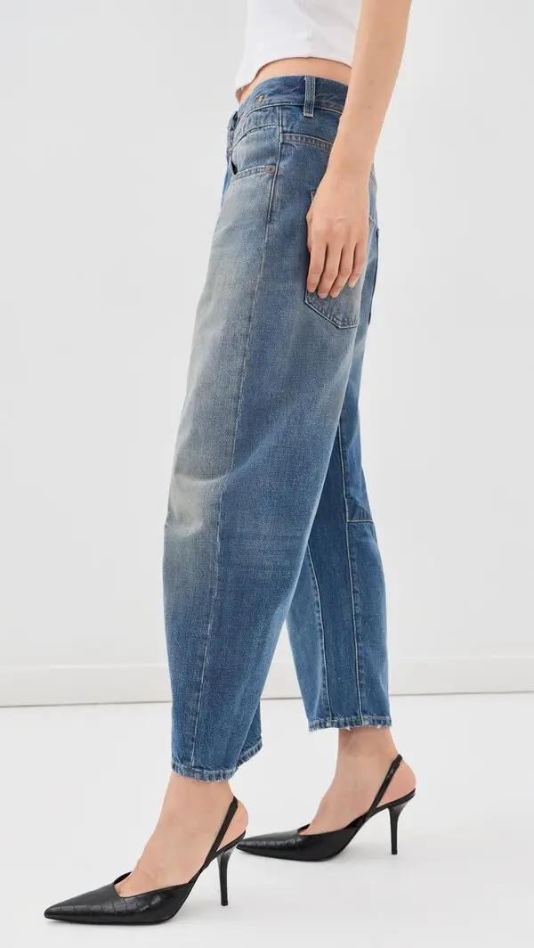 R13 Articulated Knee Ex-boyfriend Jeans