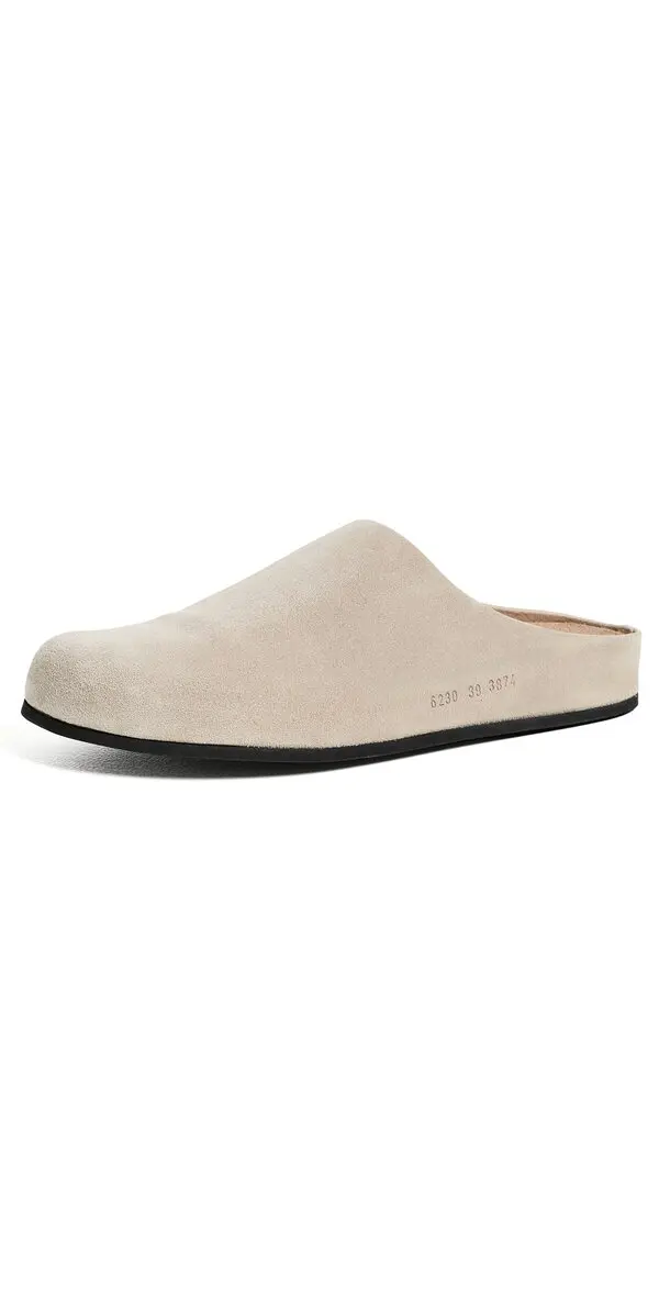 COMMON PROJECTS Suede Clogs