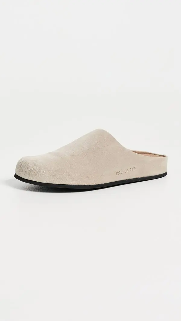 COMMON PROJECTS Suede Clogs