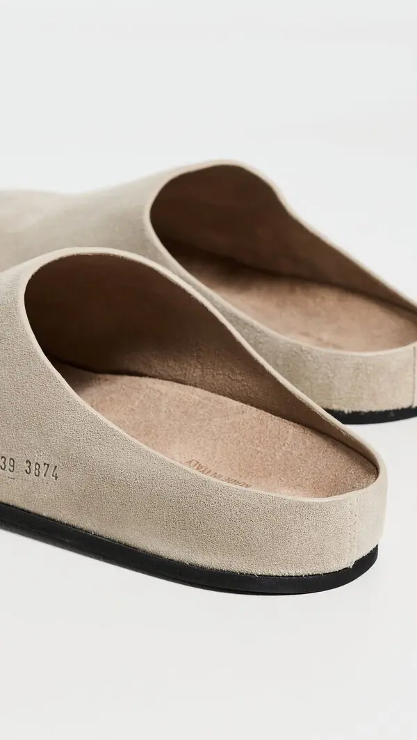 COMMON PROJECTS Suede Clogs