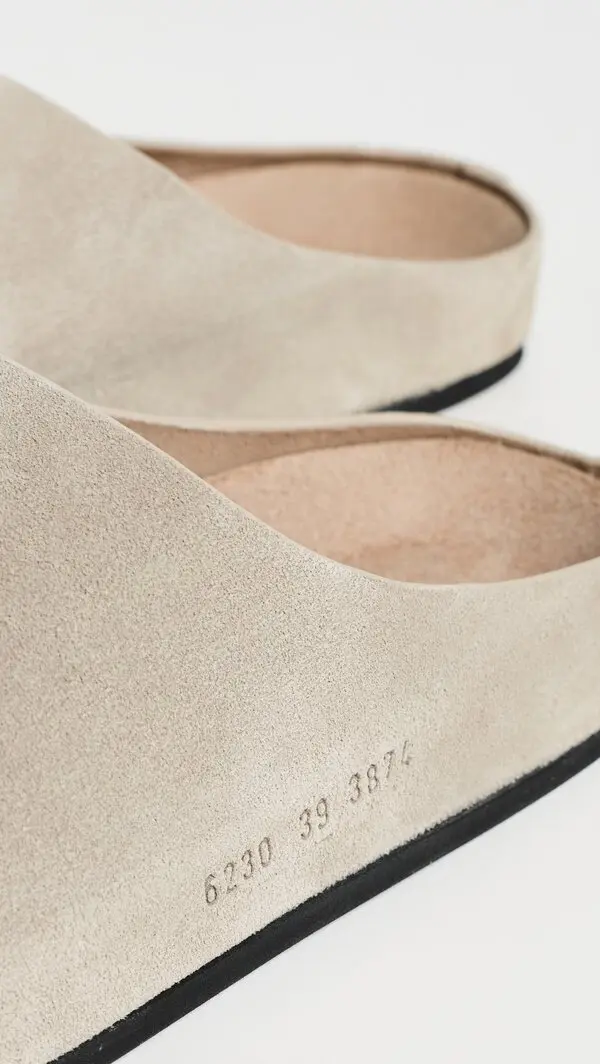 COMMON PROJECTS Suede Clogs