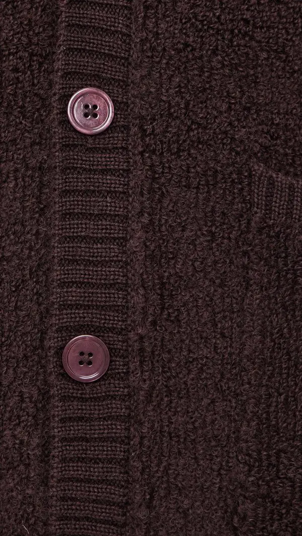 Nn07 Terry Fleece Cardigan