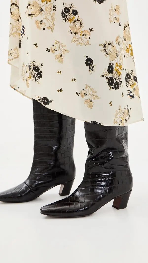 LOEFFLER RANDALL Marley Kicked Heel Tall Boots
