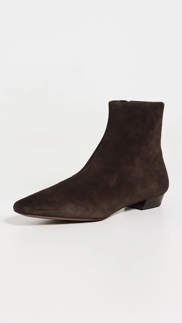 LOEFFLER RANDALL Siya Suede Flat Ankle Boots