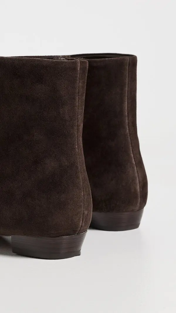 LOEFFLER RANDALL Siya Suede Flat Ankle Boots